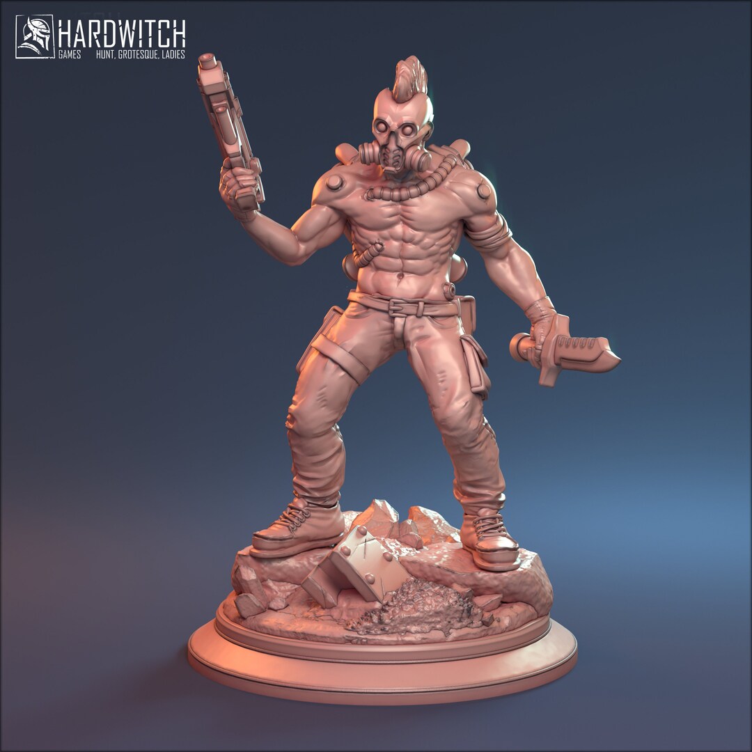 Handsome, Raider - Hard-witch Games | 3d Printed Miniature | Dungeons ...