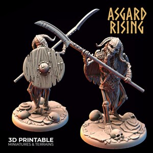 Draugr, Skeleton Infantry - Asgard Rising | Dungeons & Dragons ...