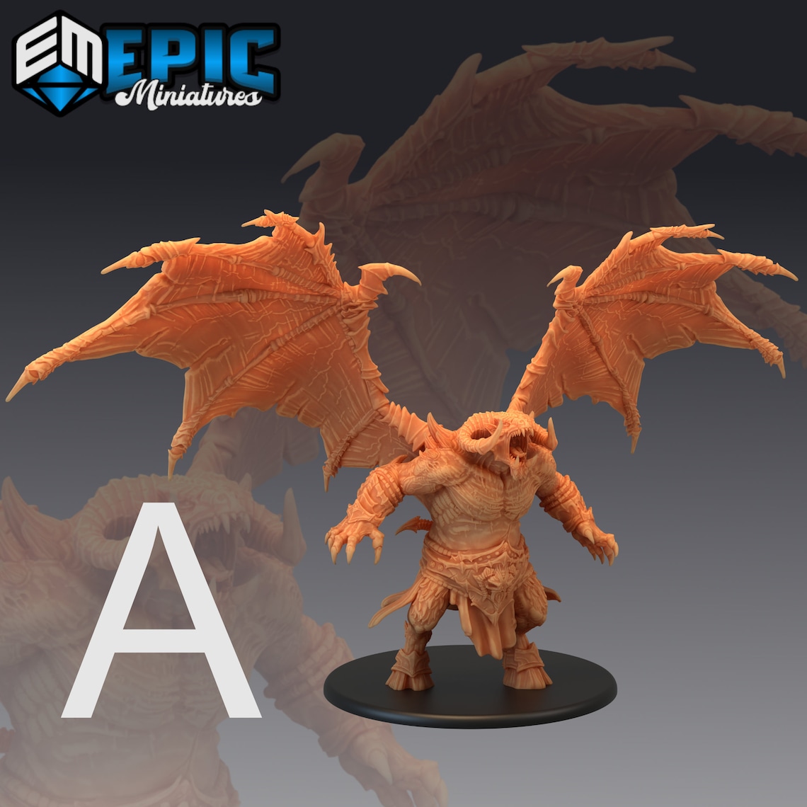 Orcus Demon Prince of the Underworld huge Creature Epic | Etsy