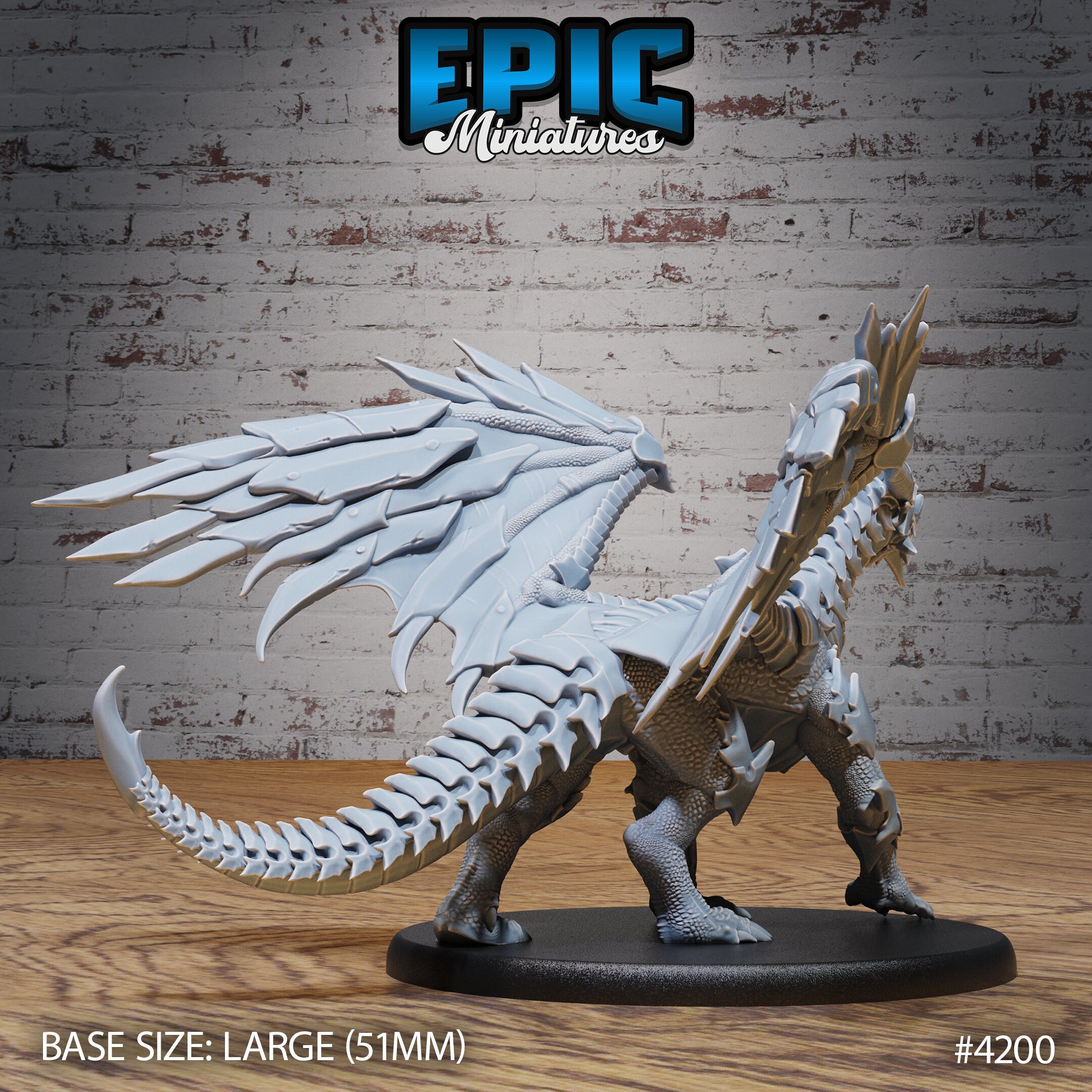 Armored Dragon Mount and Rider (large Creature), Dwarf Mountain - Epic ...