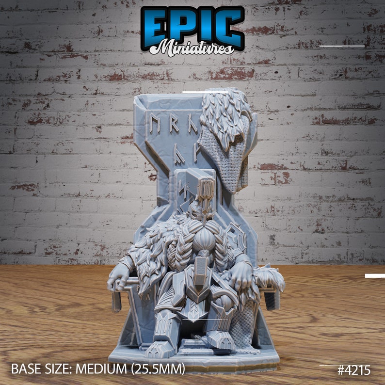 Cursed Dwarf Lord, Dwarf Mountain - Epic Miniatures | Dungeons ...