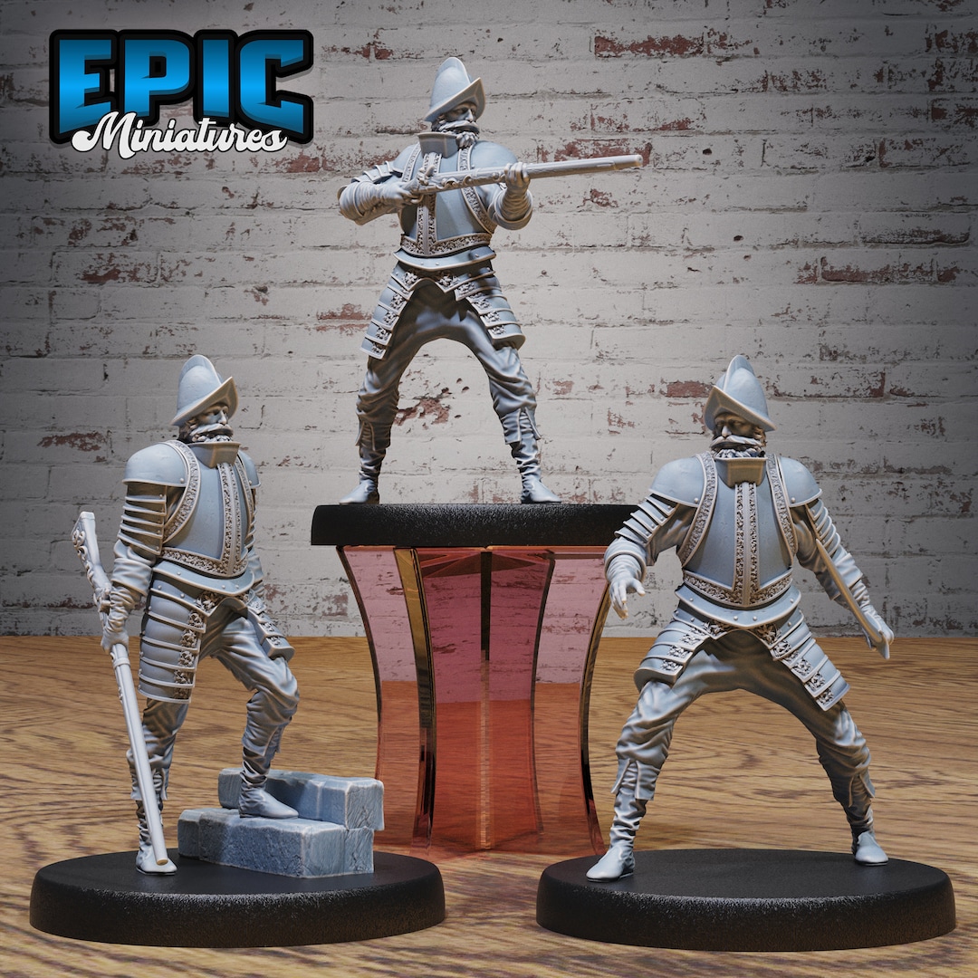New World Conquest, Male Conquistador - Epic Miniatures | Dungeons ...