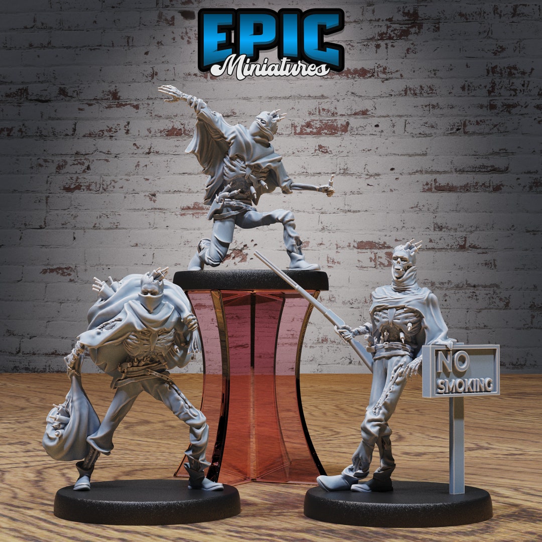 Fantasy Wild West Undead Dynamite Bandit - Epic Miniatures | Dungeons ...
