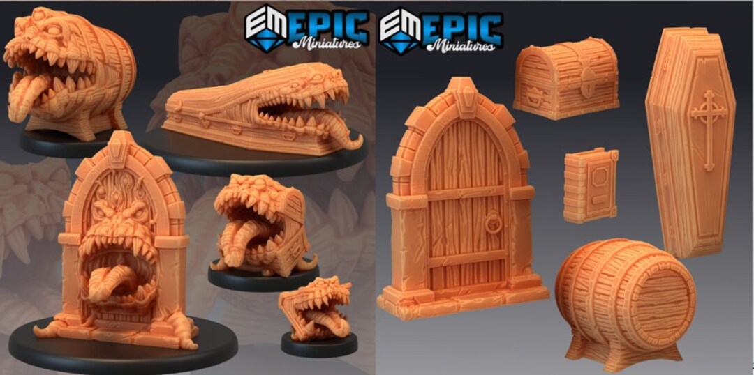 Mimics - Epic Miniatures | Dungeons & Dragons | Pathfinder | Tabletop ...