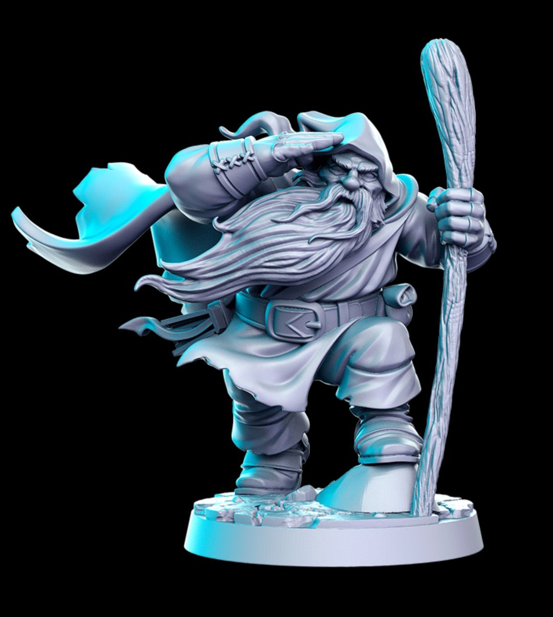 Durinn, Dwarf in Exile - RN Estudio Printed Miniature | Dungeons ...