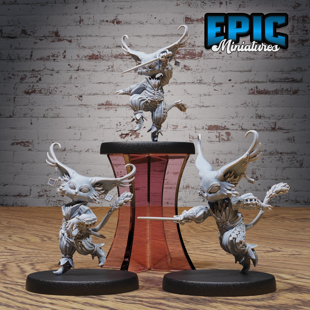Gallant Cat, Tabaxi Swashbuckler - Epic Miniatures | Dungeons & Dragons ...