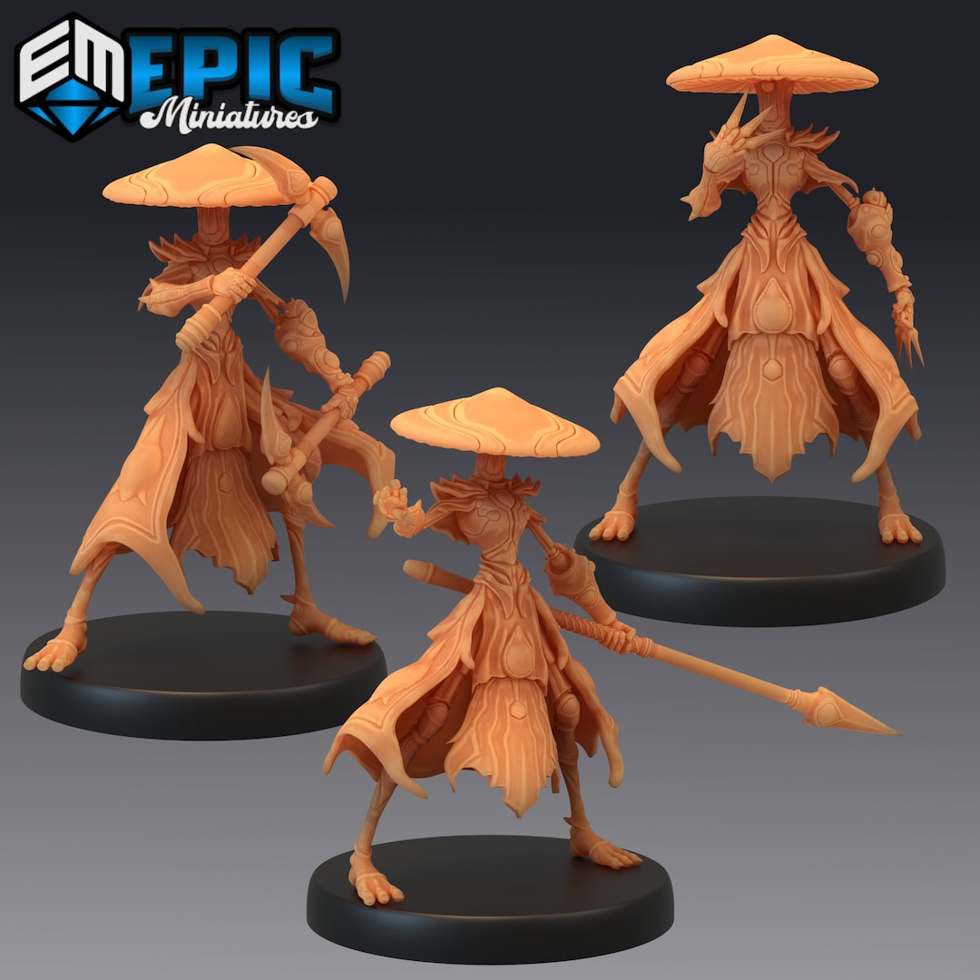 Mushroom Folk Warrior - Epic Miniatures | Dungeons & Dragons ...