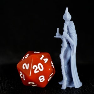 Miriel, Female Elf Wizard RN Estudio Printed Miniature Dungeons ...