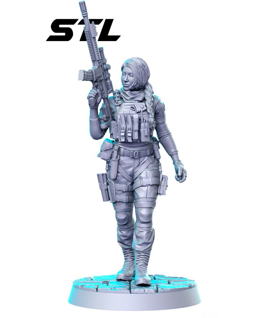 Roze, Sniper - RN Estudio Printed Miniature | Dungeons & Dragons ...