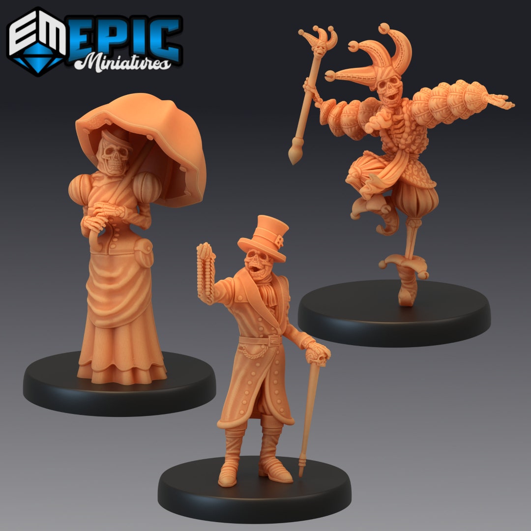 Skeleton Noble Epic Miniatures Dungeons & Dragons Pathfinder Tabletop ...