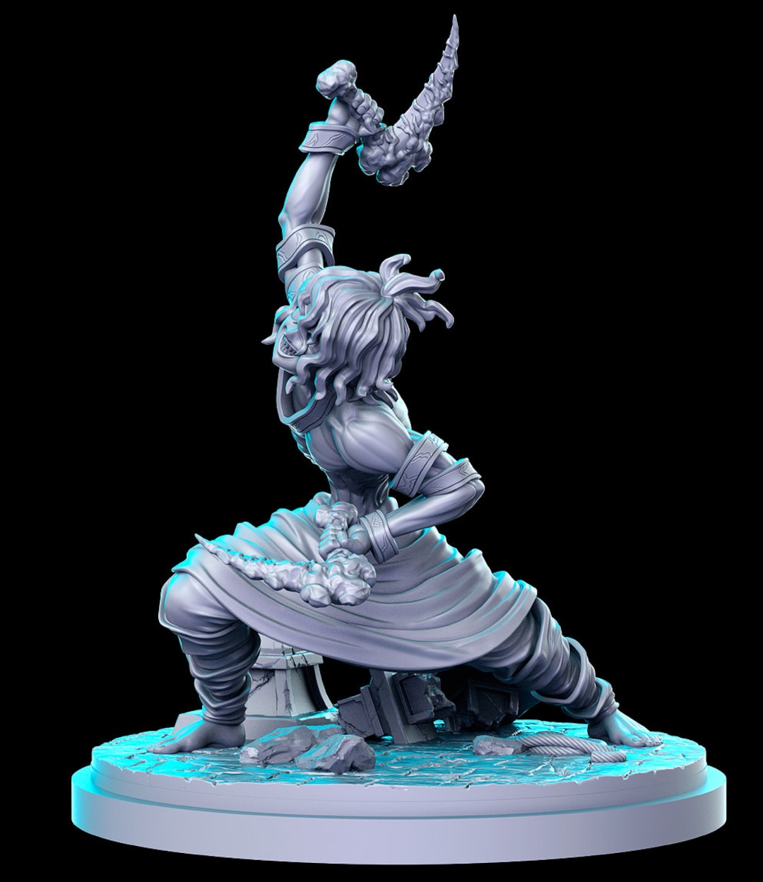 Guytaro, Female Monk or Necromancer - RN Estudio Printed Miniature ...