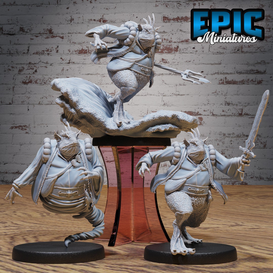 Marid, Elemental Lands Epic Miniatures Dungeons & Dragons Pathfinder ...