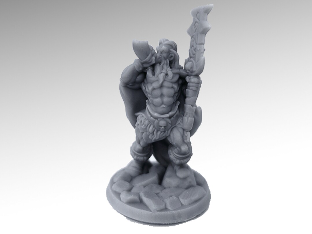 Barbarian or Bard Miniature for Tabletop Rpgs | Heroes of the Realm ...
