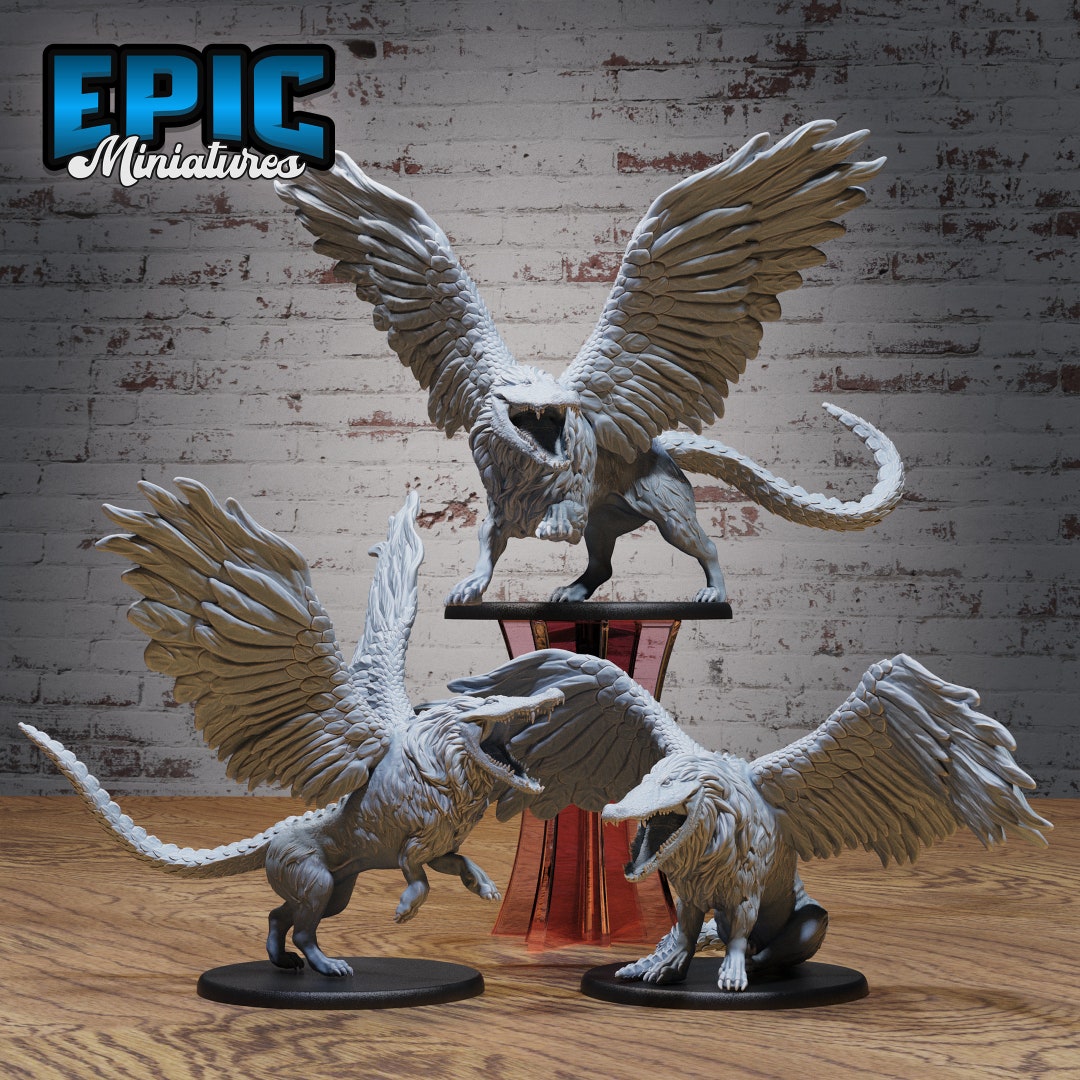 Ammit Beast (large Creature), Bone Dry Desert - Epic Miniatures ...