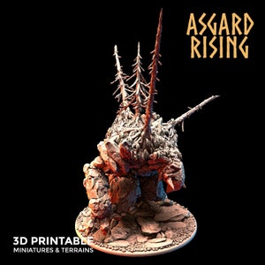 Giant Mountain Troll (gargantuan Creature) - Asgard Rising - Tabletop ...