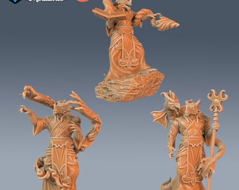 Dragonborn High Priest D&D Dnd Dungeons and Dragons Wargaming 3D ...