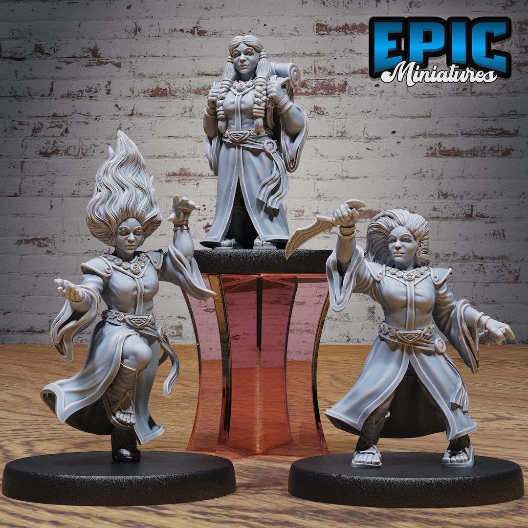 Dwarf Wind Mage, Elemental Lands - Epic Miniatures | Dungeons & Dragons ...