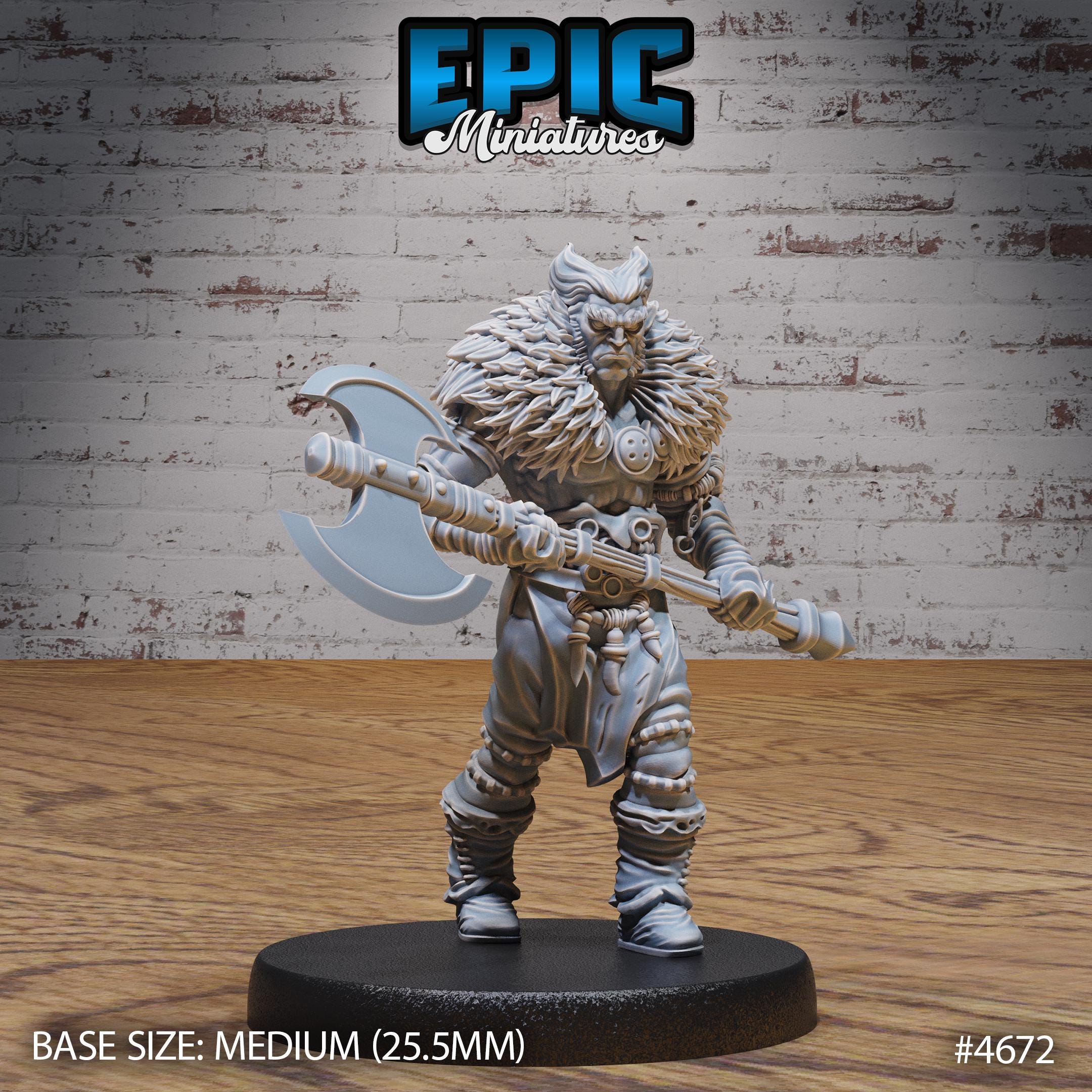 Orc Lady Adventurer, Beast Hunt #4663-4665 - Epic Miniatures | Dungeons ...