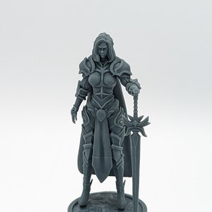 Clara, Elf Paladin, Miniature for Tabletop Rpgs | Fantasy Elf Girls STL ...