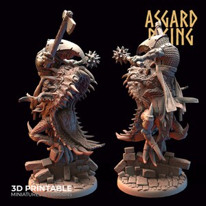 Goblin Trollhound Riders Miniature for Tabletop Games | Asgard Rising ...