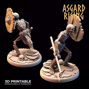 Draugr, Skeleton Infantry - Asgard Rising | Dungeons & Dragons ...