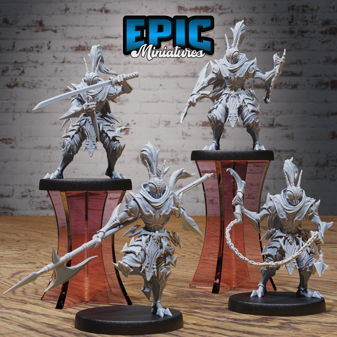 Insectoid Ninja Warrior - Epic Miniatures | Printed Miniature ...