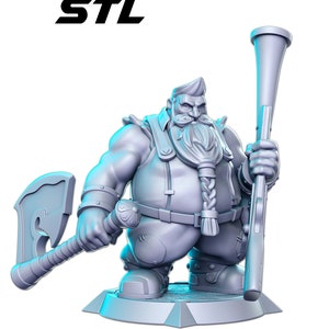 Guldram, Dwarf Marksman - RN Estudio Printed Miniature | Dungeons ...