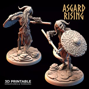 Draugr, Skeleton Infantry - Asgard Rising | Dungeons & Dragons ...
