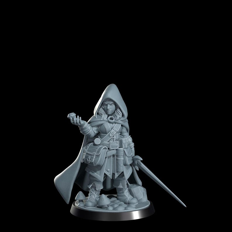 Ryn the Ghostwalker, Halfing Rogue, KL05 Dungeons and Damsels ...