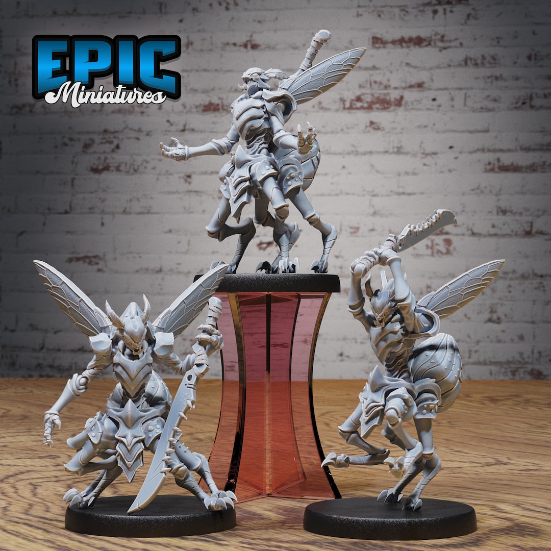 Vespid Insect Warrior - Epic Miniatures | Dungeons & Dragons ...