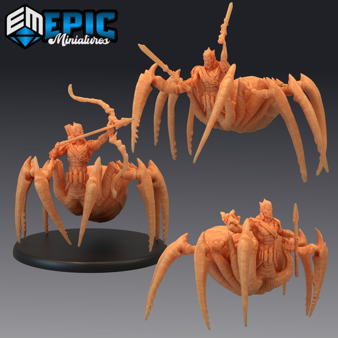 Drider (large Creature) - Epic Miniatures | Dungeons & Dragons ...