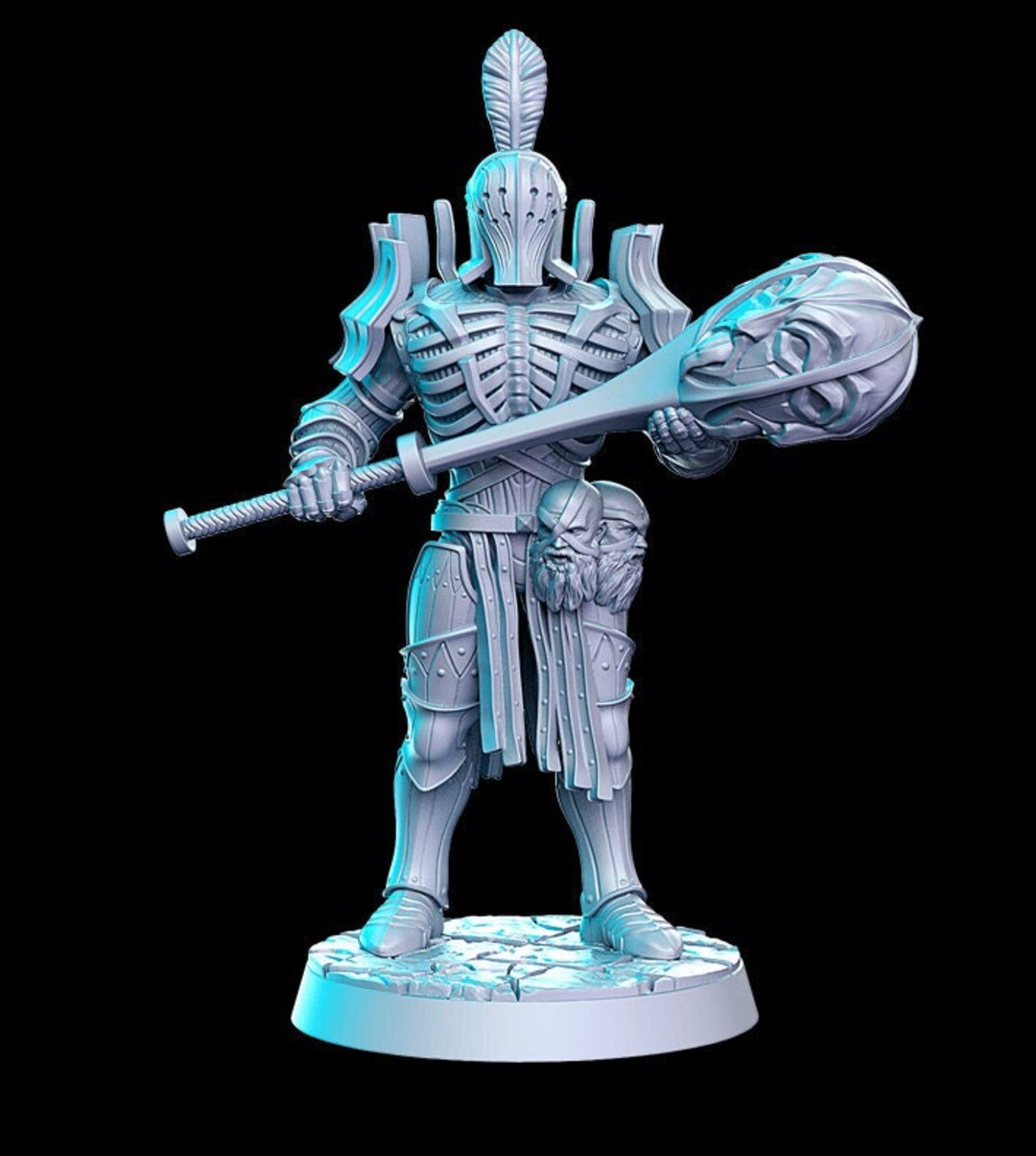 Amladril, Elven Death Knight W/ Greatclub - RN Estudio Printed ...