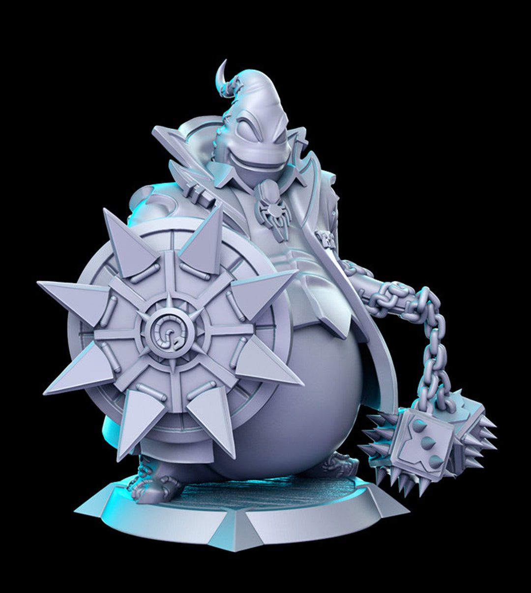 Oogie Boogie Ghost Knight - RN Estudio Printed Miniature | Dungeons ...