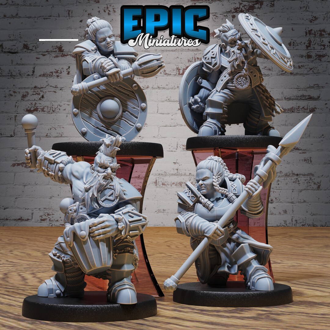 Dwarf Tribe, Dwarf Mountain - Epic Miniatures | Dungeons & Dragons ...