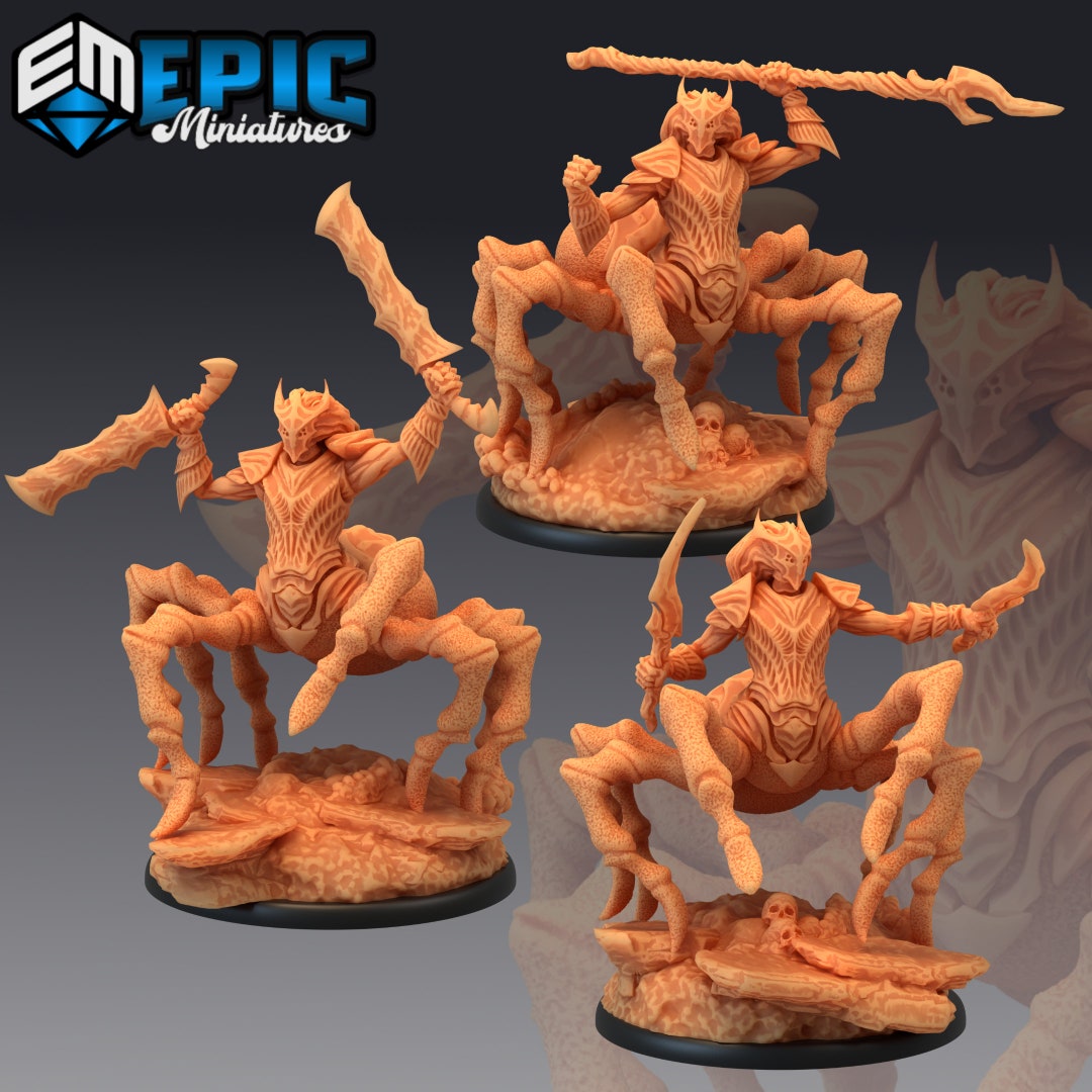 Armored Drider (large Creature) - Epic Miniatures | Dungeons & Dragons ...