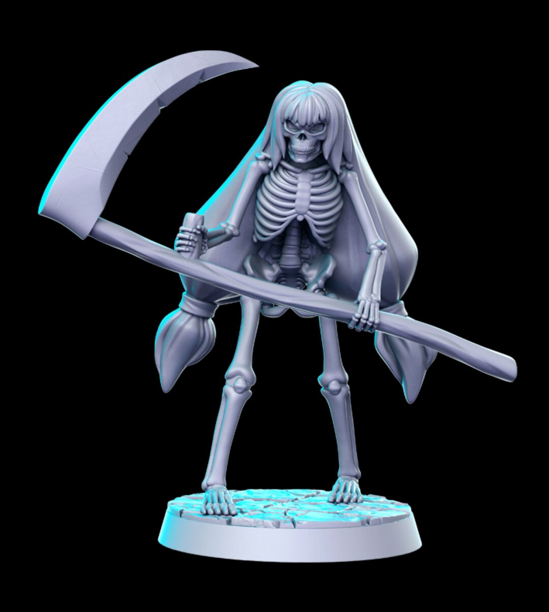 Skeleton, Female Undead - RN Estudio Printed Miniature | Dungeons ...