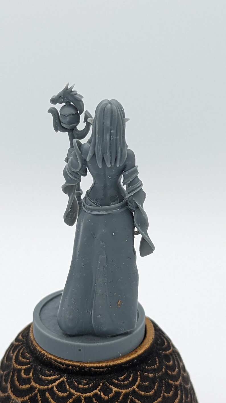 Aurora Elf Spellcaster Miniature for Tabletop Rpgs Fantasy - Etsy