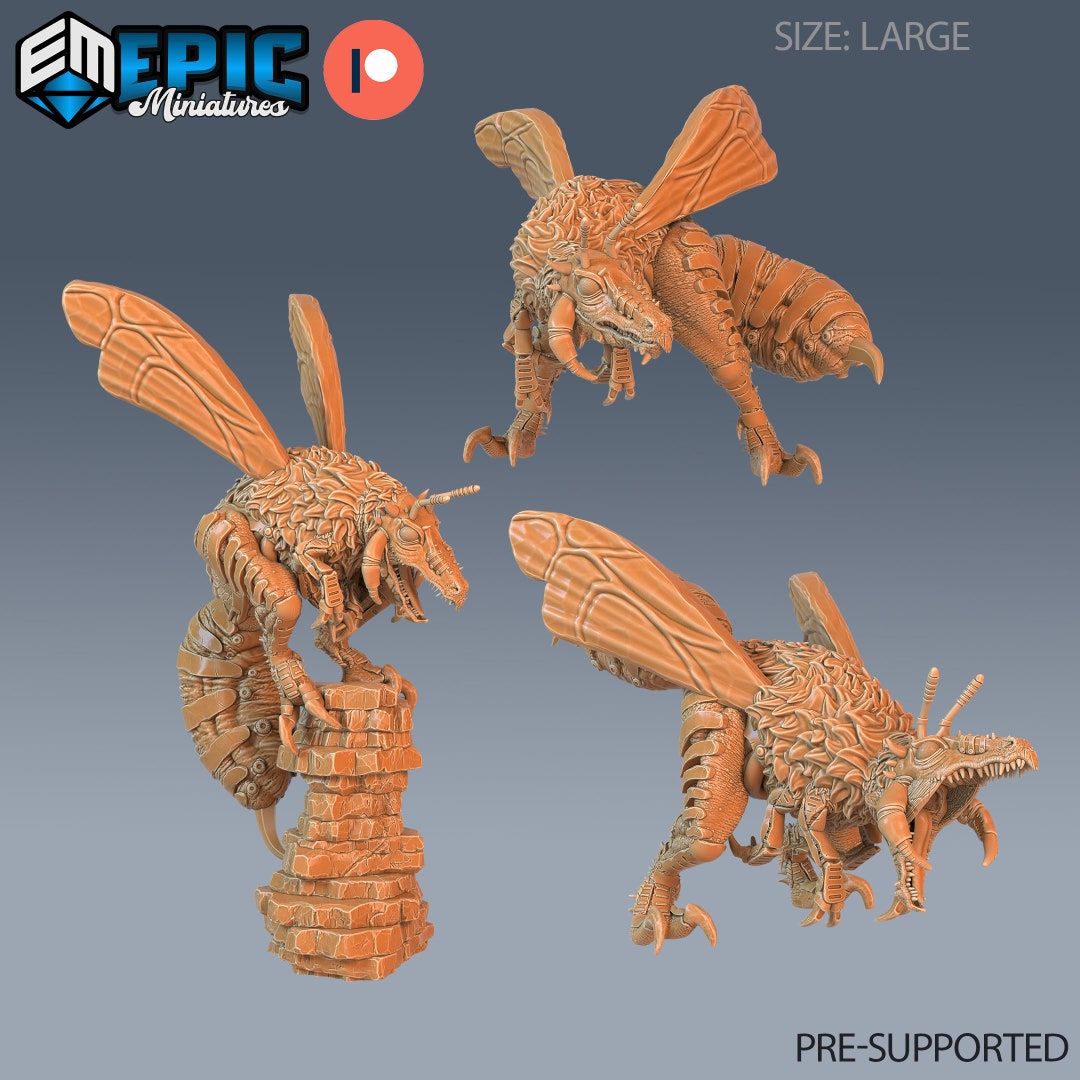 Bee-rex (large Creature) - Epic Miniatures | Dungeons & Dragons ...