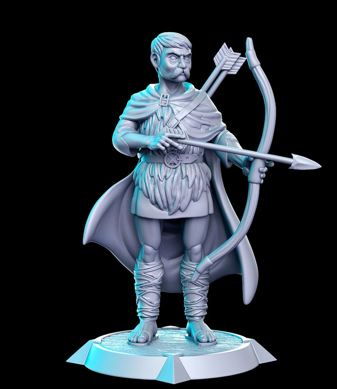 Bard, Archer of the Lakeshore - RN Estudio Printed Miniature | Dungeons ...