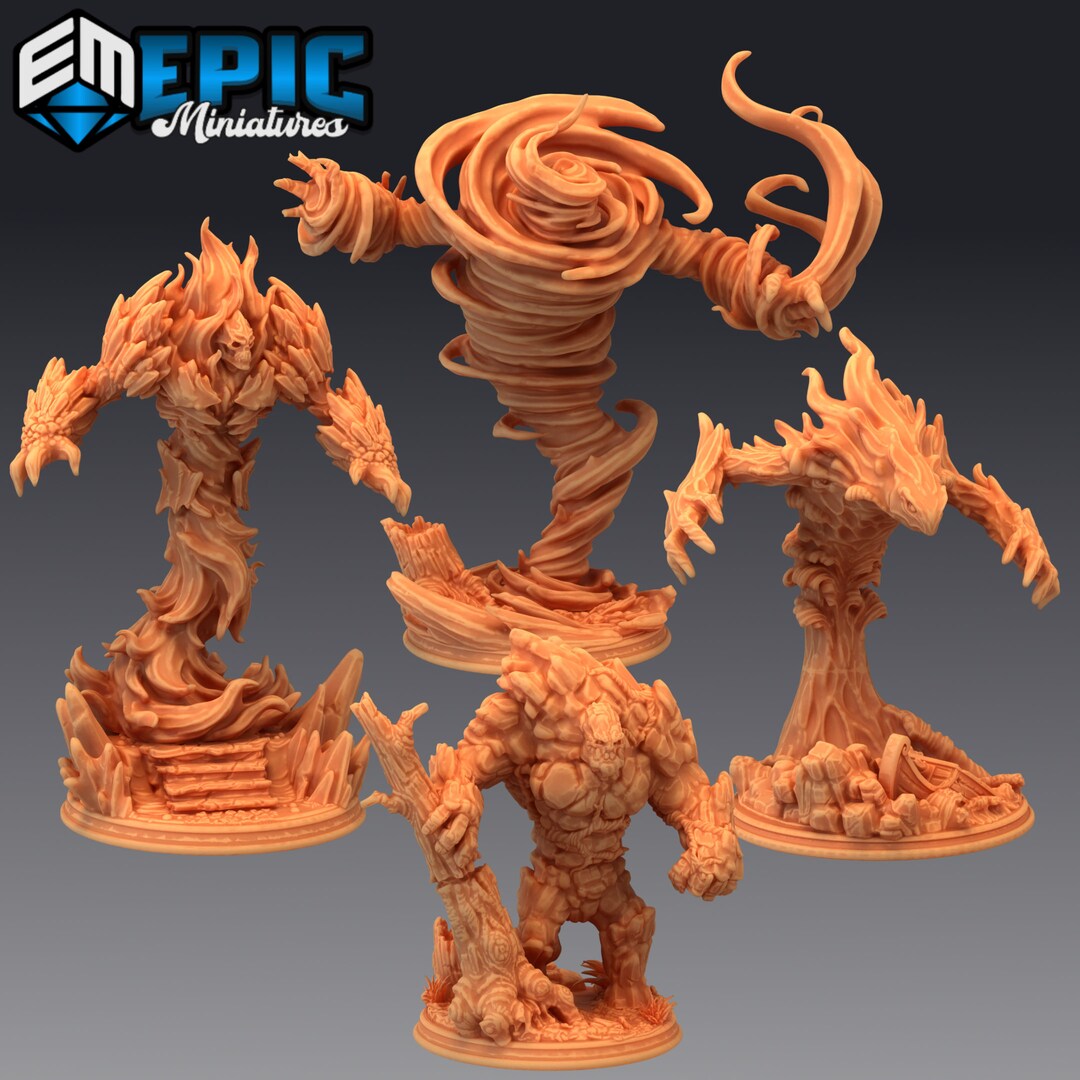 Prime Elementals (large Creature) - Epic Miniatures | Dungeons ...