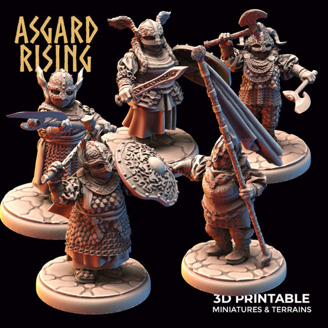 Dwarven Shieldmaidens - Asgard Rising | Dungeons & Dragons | Pathfinder ...