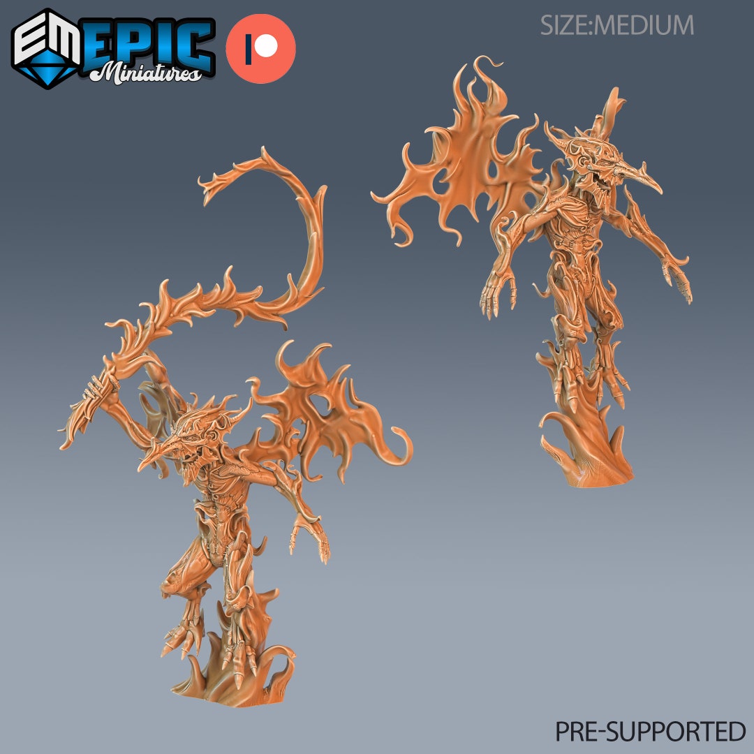 Fire Mephit - Epic Miniatures | Dungeons & Dragons | Pathfinder ...