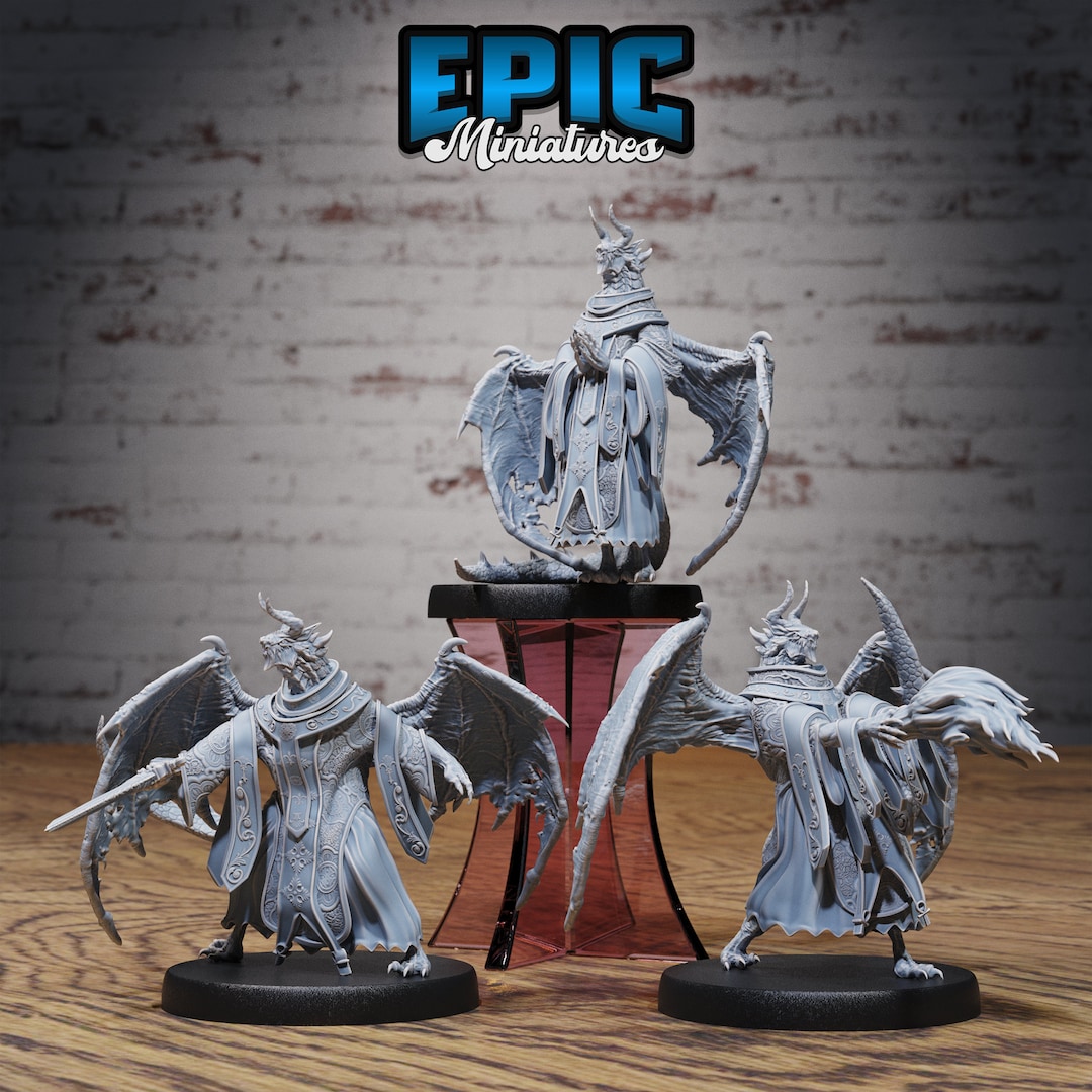 Dragon Hunters Guild Bahamut Cleric, Reign of Dragons - Epic Miniatures ...