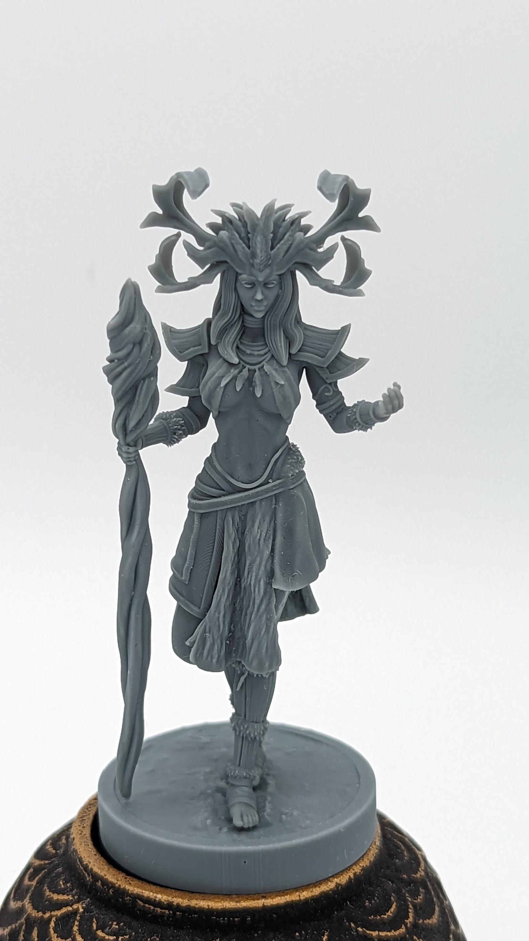 Freya, Elf Druid, Miniature for Tabletop Rpgs | Fantasy Elf Girls STL ...