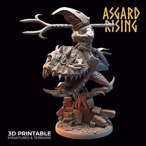 Goblin Trollhound Riders Miniature for Tabletop Games | Asgard Rising ...
