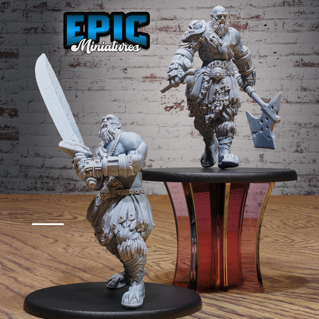 Ice Age Madness, Half Giant Barbarian (large Creature) - Epic ...