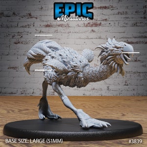 Terror Bird (large Creature), New World Conquest - Epic Miniatures ...