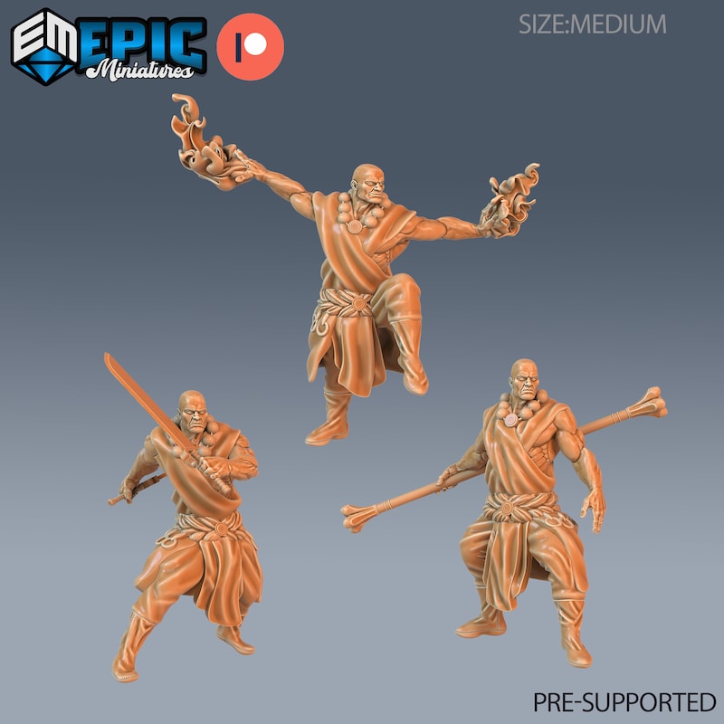 Miniature Monks - Etsy