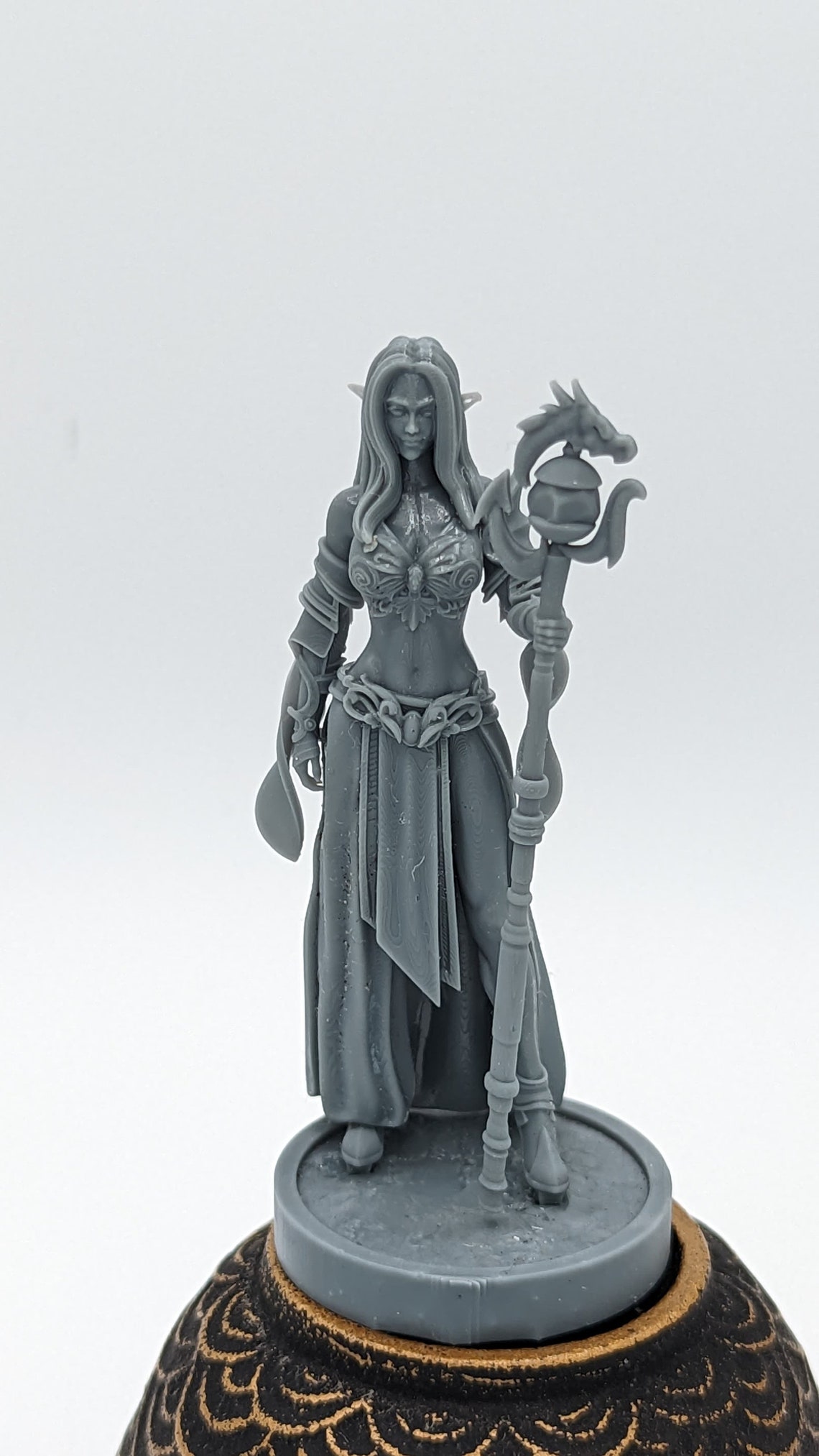 Aurora Elf Spellcaster Miniature for Tabletop Rpgs Fantasy - Etsy