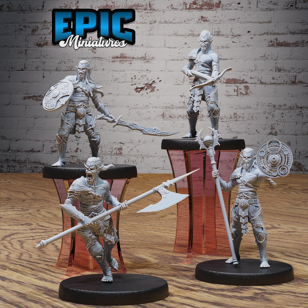 Gith Mind Eater Slave Rebels - Epic Miniatures | Dungeons & Dragons ...